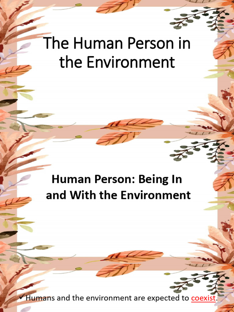 Lesson 4 Iphp Human Person in The Environment | PDF