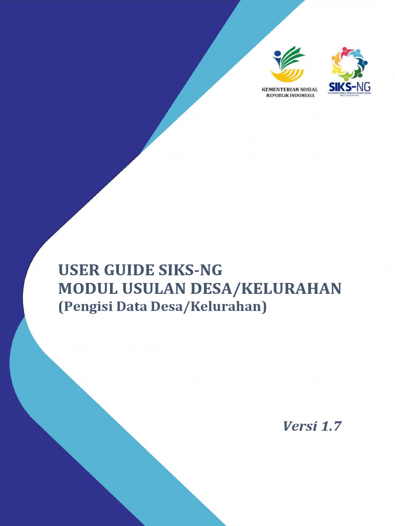 Modul Operator DTKS Desa September 2024 | PDF | Indonesia | Computers