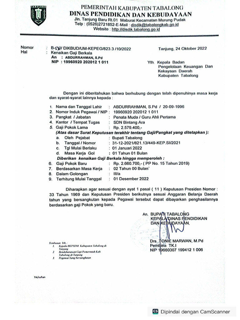 Draft RA-contoh (L) | PDF