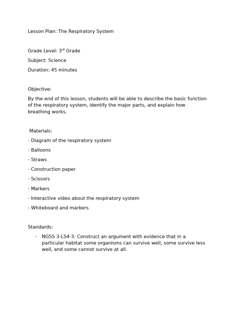 grade 3 lesson plan | PDF