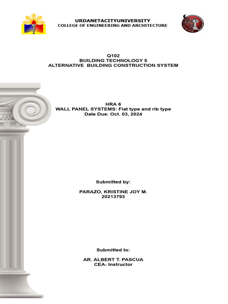 HRA 6 WALL PANEL SYSTEMS - Flat Type and Rib Type | PDF