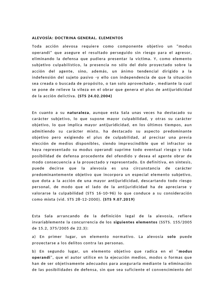 Alevosía DFNTV | PDF