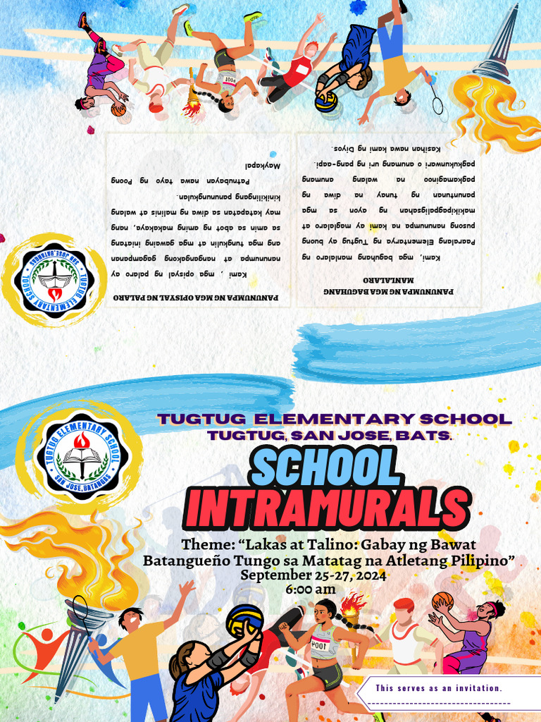 TUGTUG Intramurals Invitation | PDF