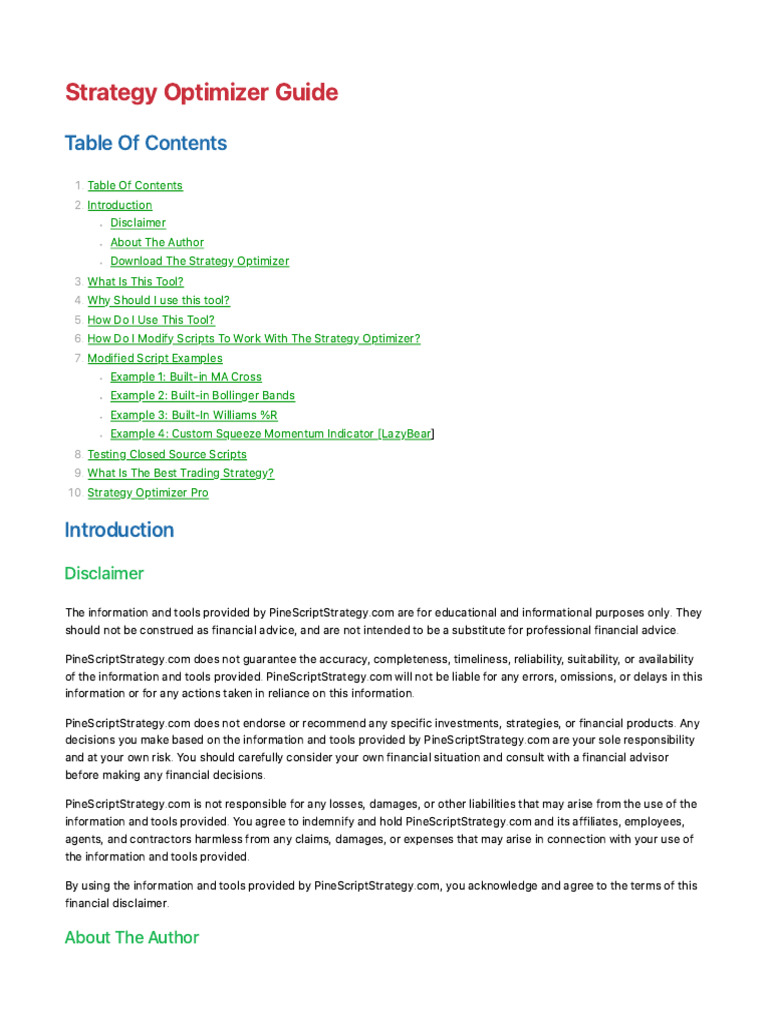 Strategy-Optimizer-Guide | PDF