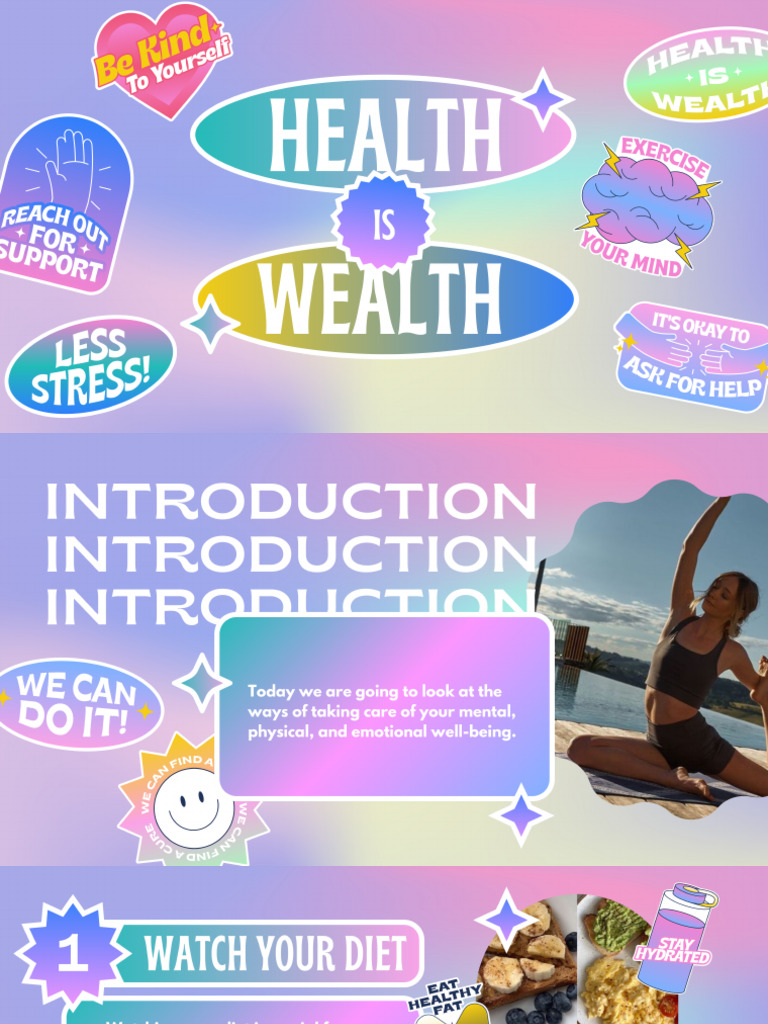 Health Is Wealth (Canva) | PDF