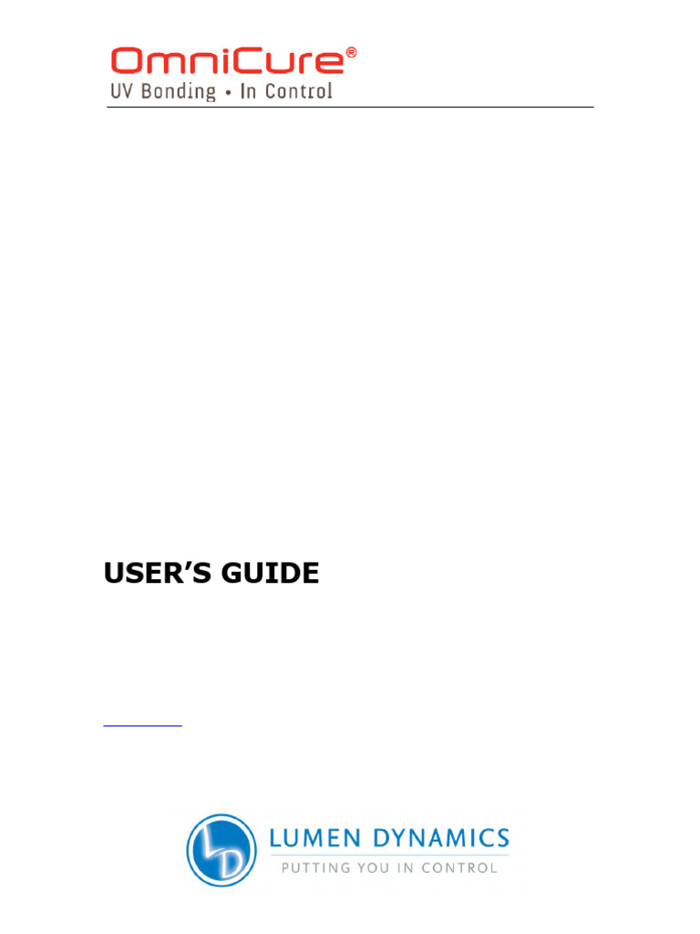 OmniCure S2000 User Guide | PDF