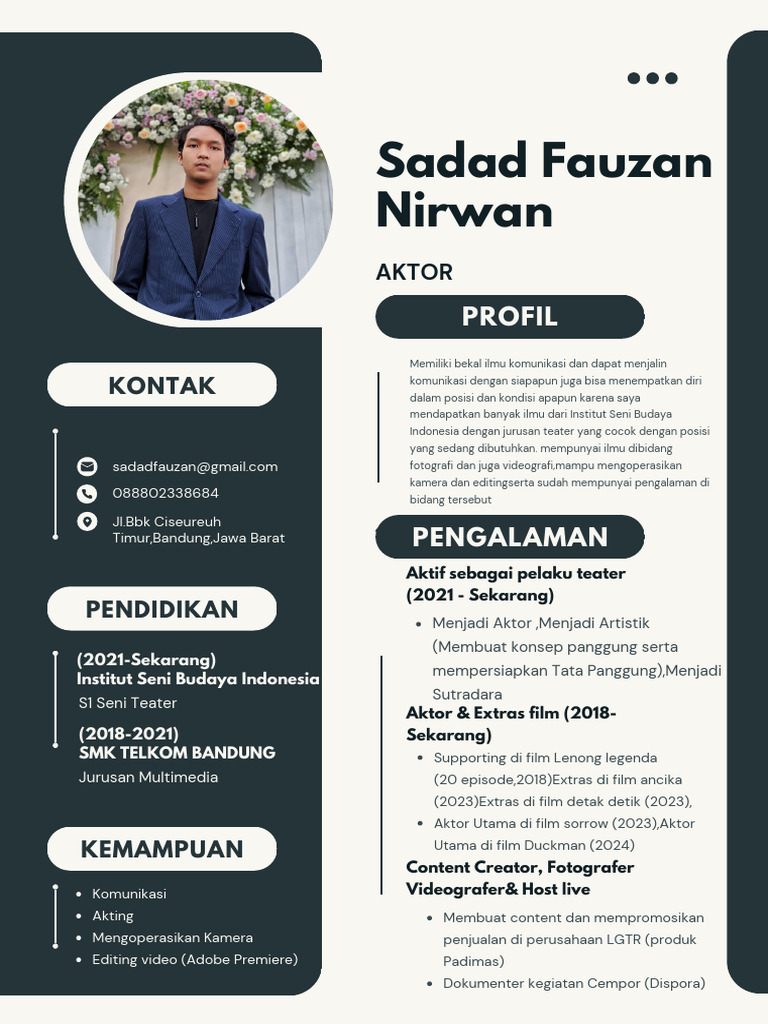 CV Sadad Fauzan Nirwan | PDF