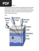Z-Track Method for Medication Injection | PDF | Injection (Medicine ...