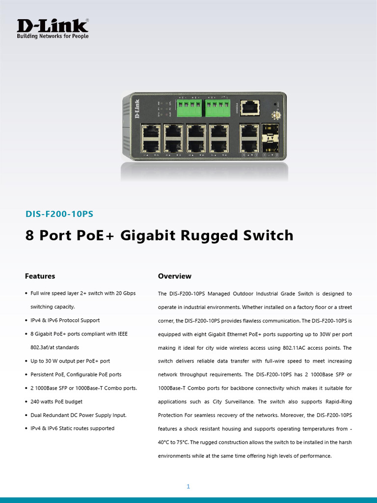 DIS F200 10PS Datasheet | PDF