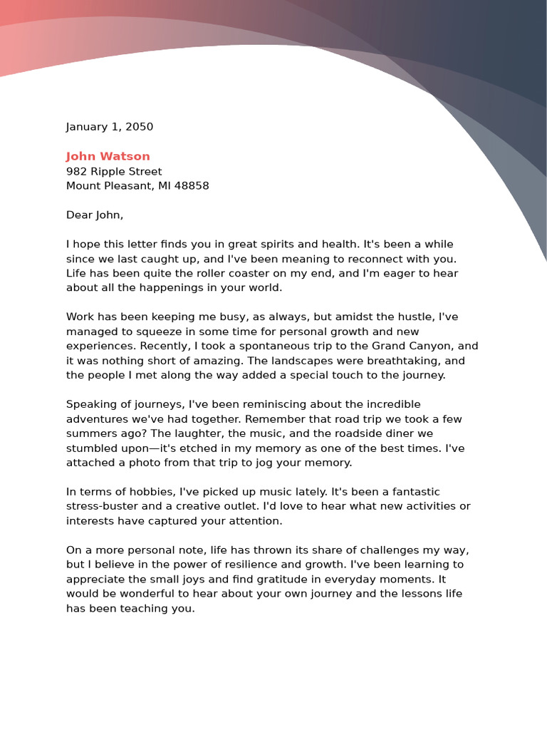 Letter Word Template | PDF