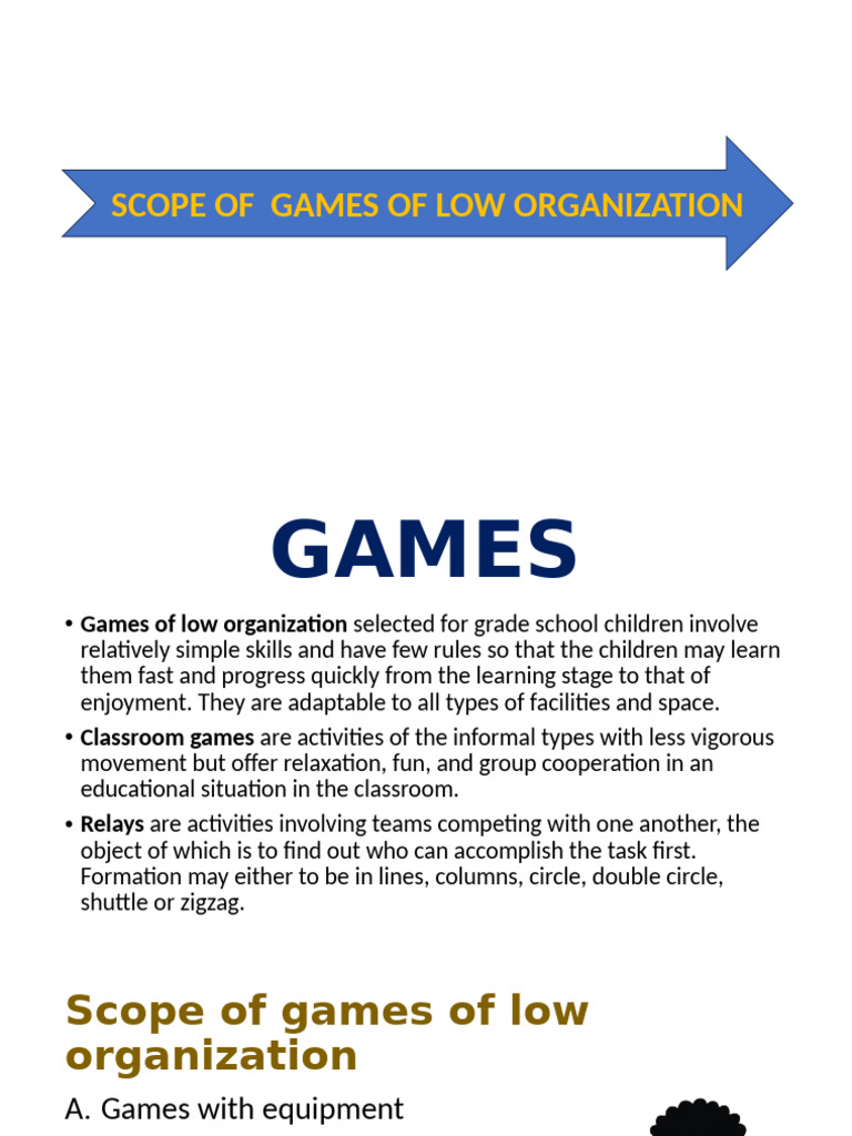 SCOPE-OF-GAMES-OF-LOW-ORGANIZATION | PDF