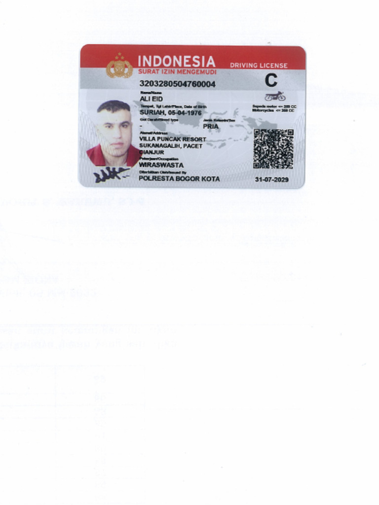 Kitas (Kartu Tanda Penduduk Asing) | PDF