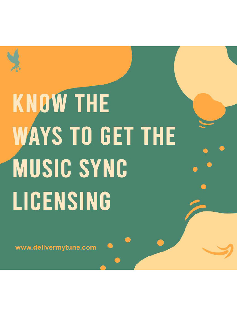 Ways To Get The Music Sync Licensing | PDF