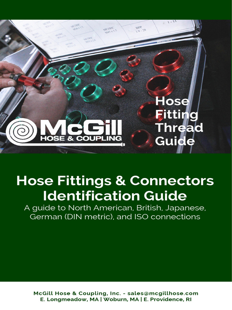 Hose Fitting Thread Identification Guide MCGILL Hose | PDF