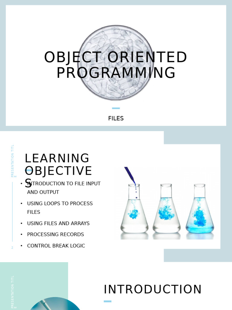 OOP Lecture 6 Files | PDF