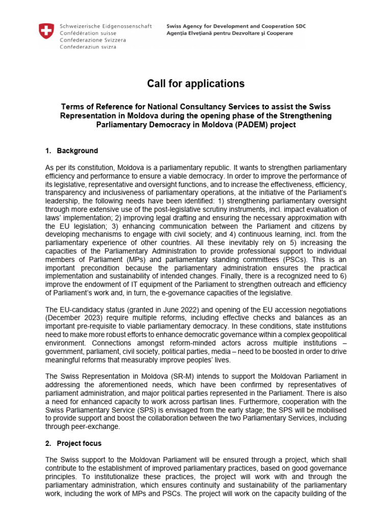 ToR Opening Phase PADEM National EN - 240221 - 145855 | PDF