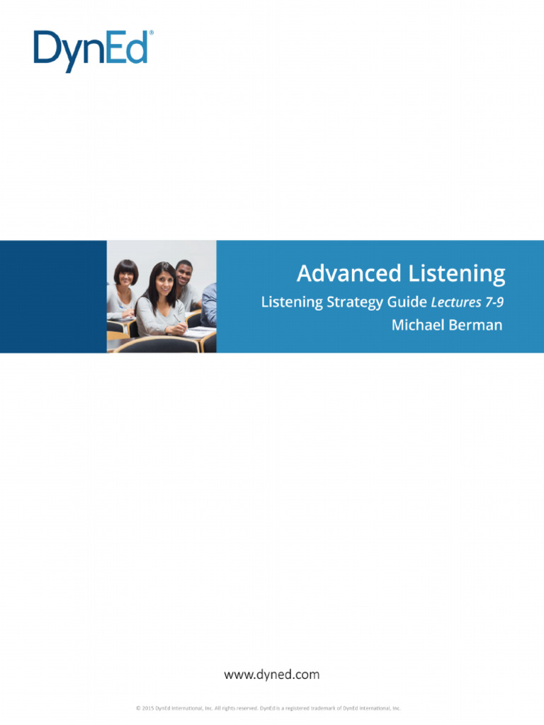 Advanced Listening 7-9 | PDF