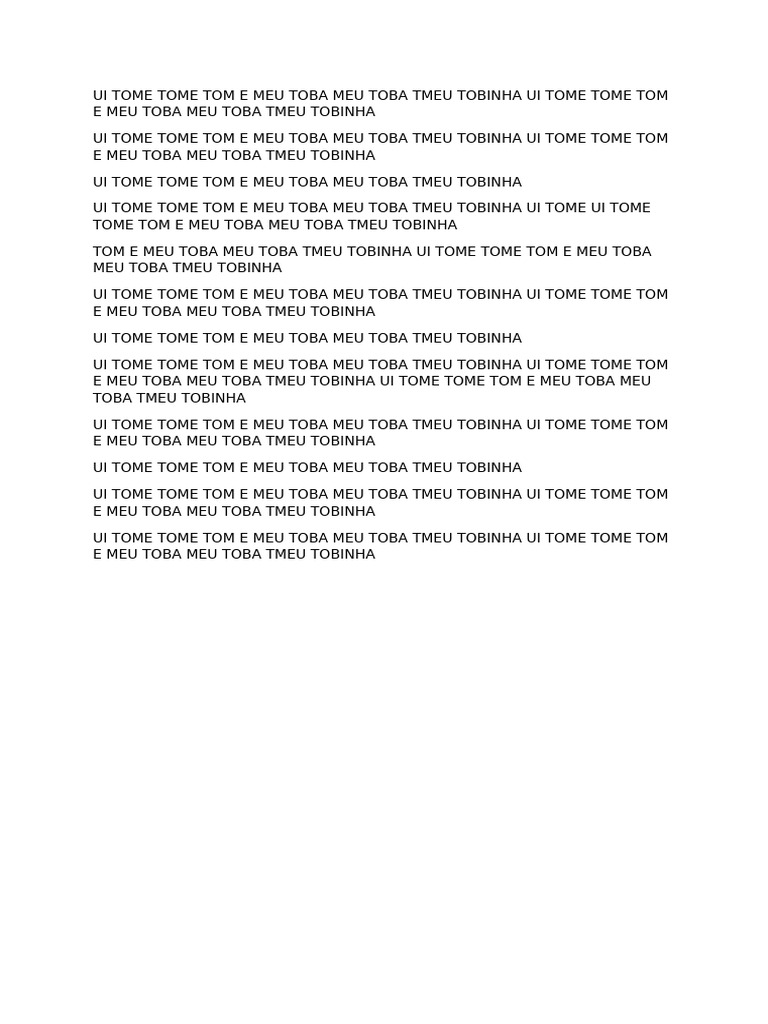 Ui Tome Tome Tom e | PDF