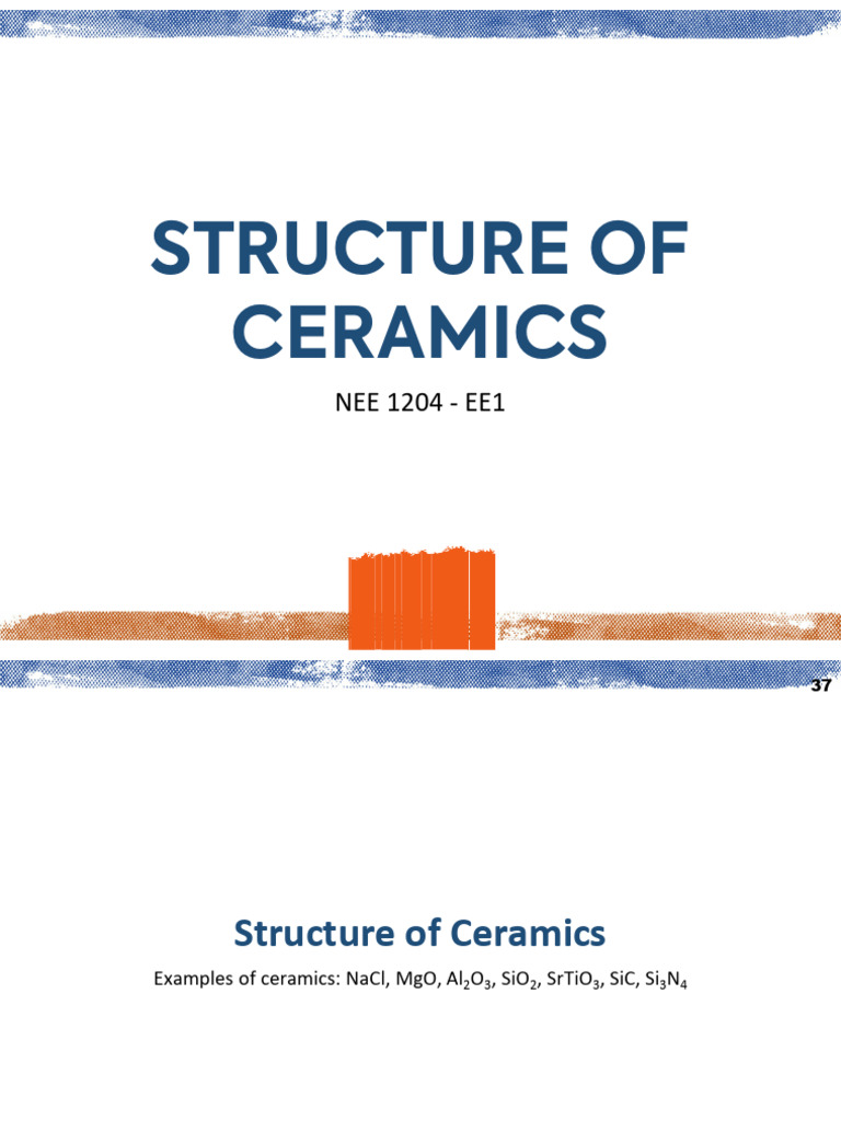 Structure of Ceramics | PDF