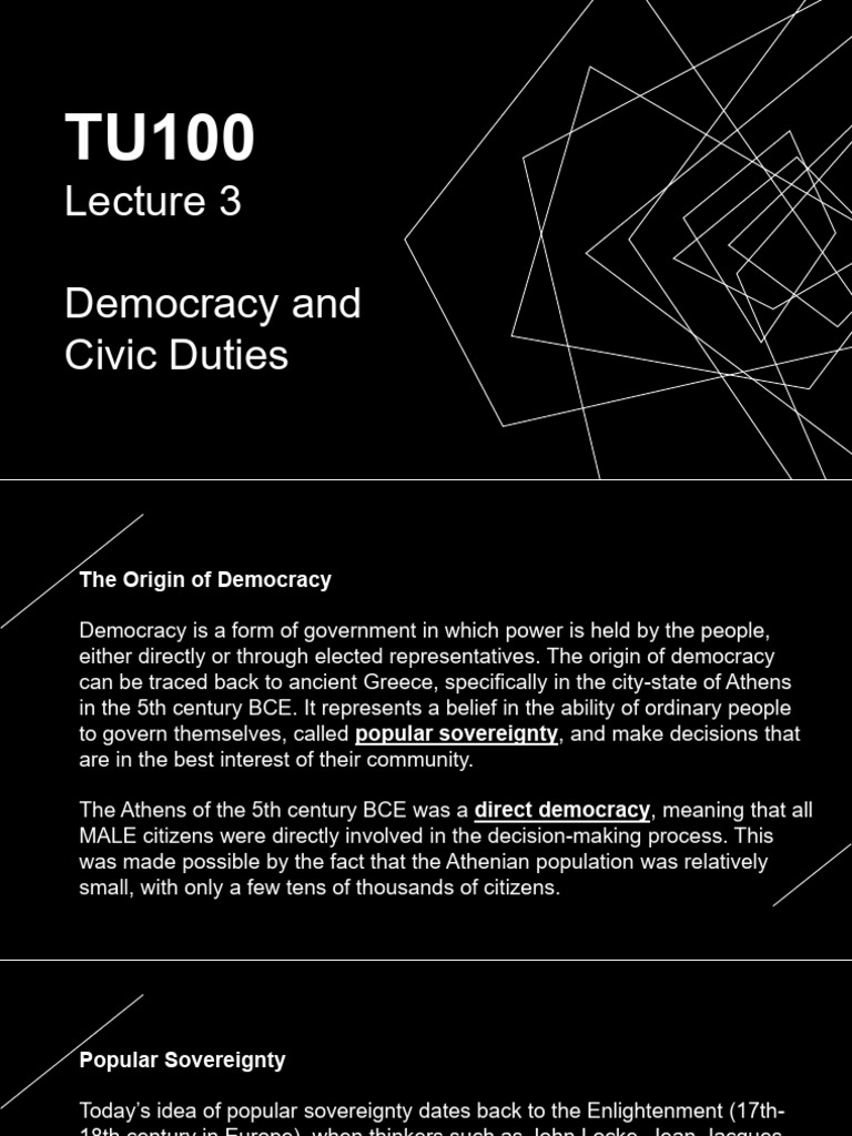 TU100 Lecture3 | PDF