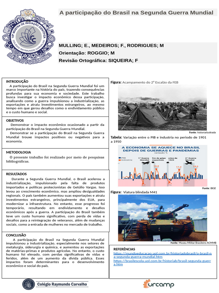 A Participação Do Brasil Na Segunda Guerra Mundial | PDF