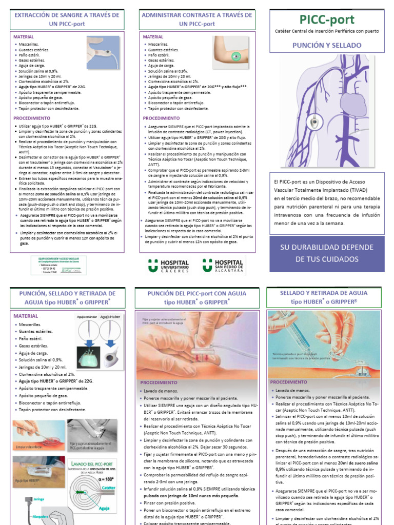 Picc Port Triptico | PDF