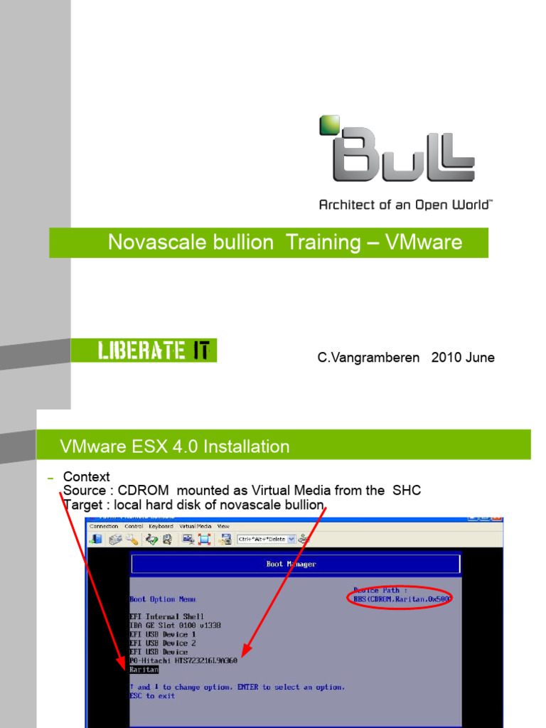 6 Novascale Bullion - Install VMware | PDF