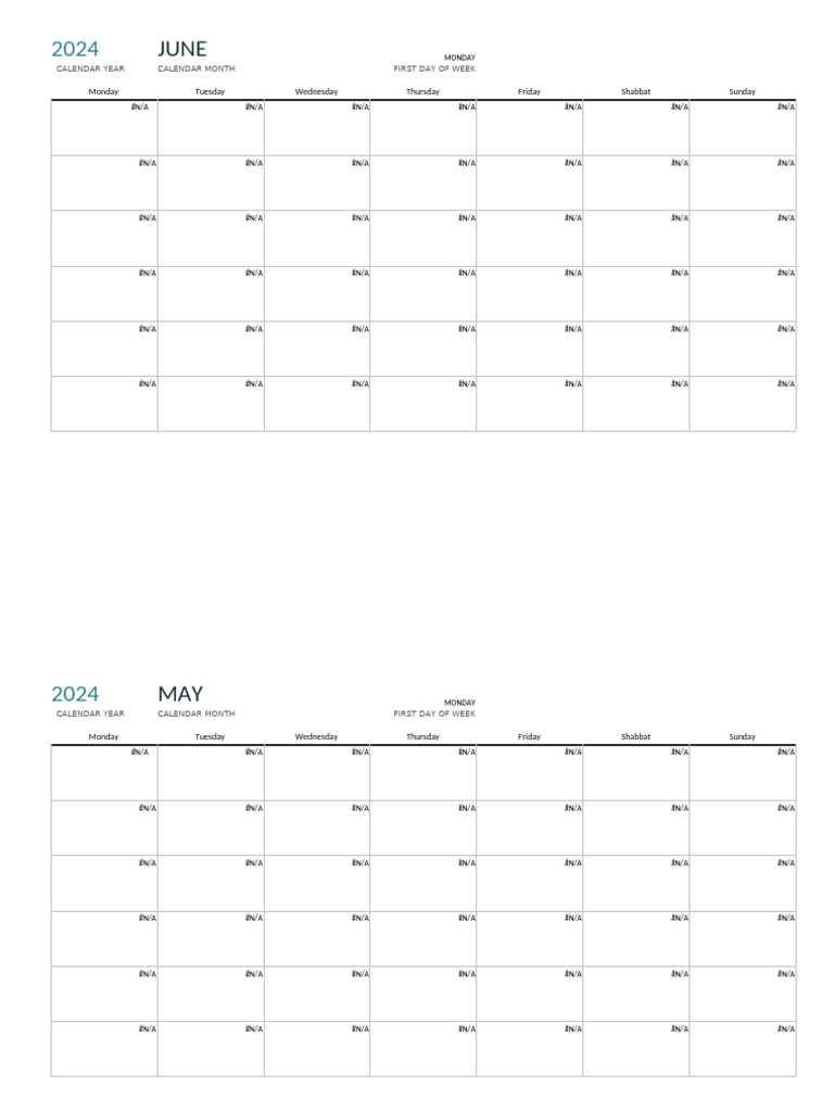 Any year one-month calendar (1) | PDF Any year one-month calendar (1) | PDF