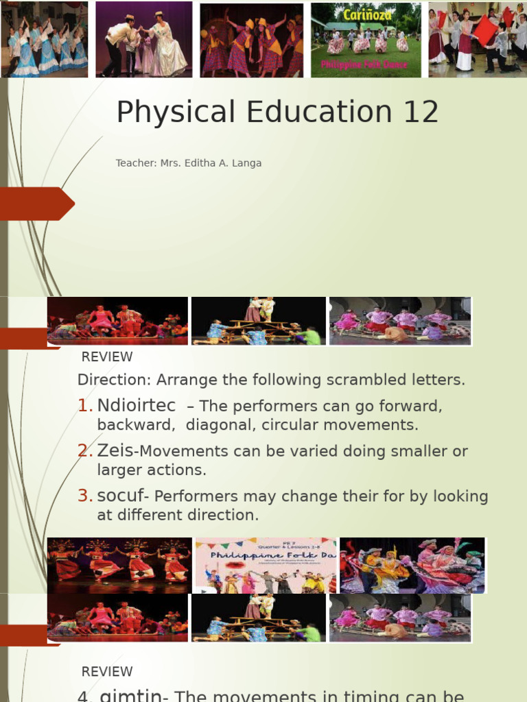 Lesson 2 PPT Folk Dance | PDF