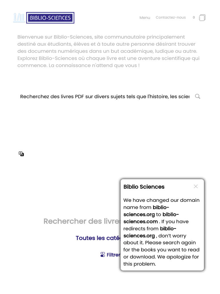 Biblio-Sciences | PDF