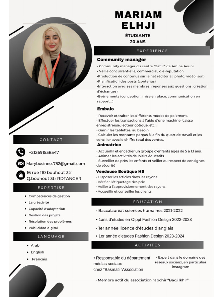 Voilà Mon CV | PDF