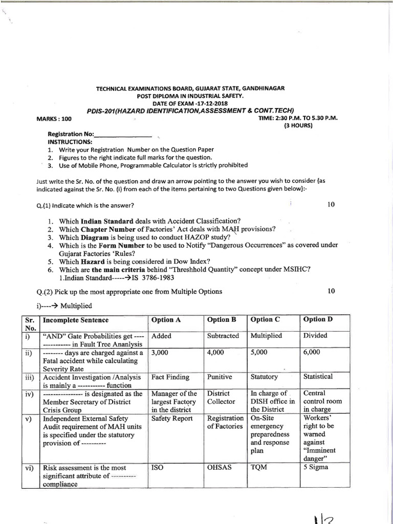 Exam Paper - PDIS-201 | PDF