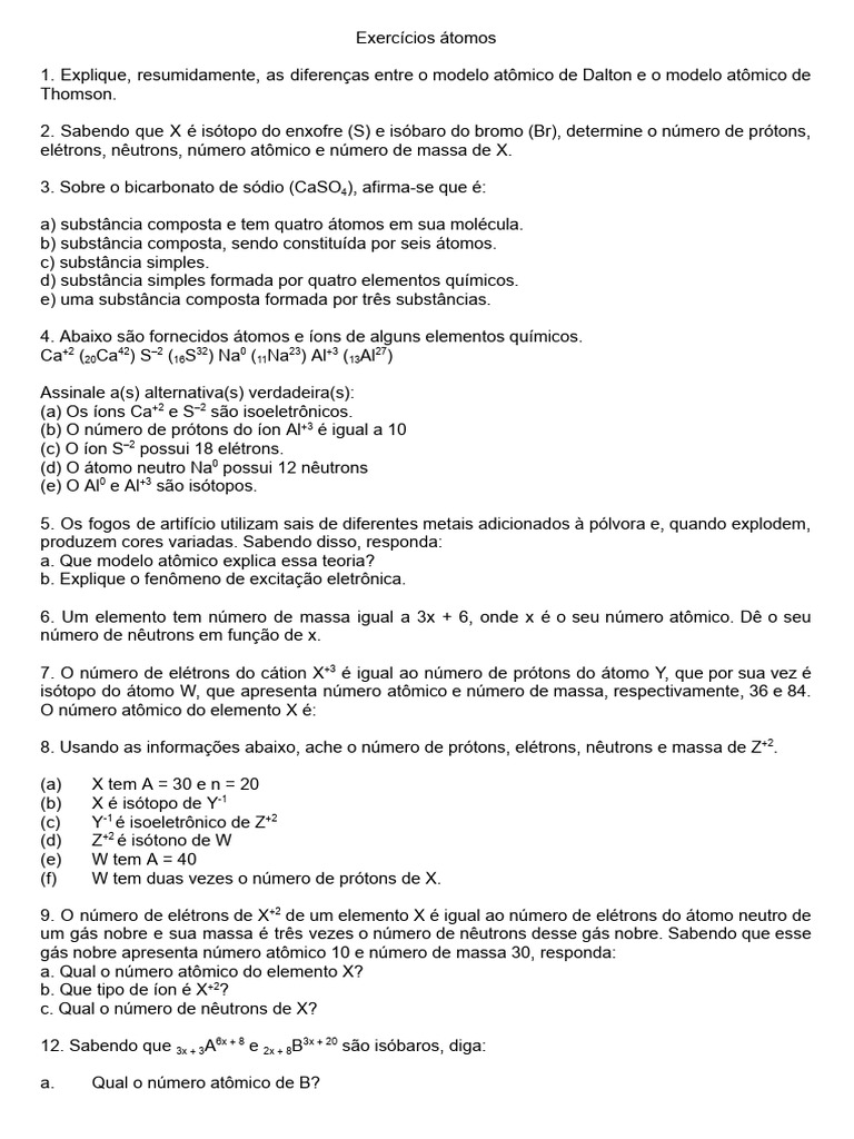 Exerc-Cios - Tomos | PDF