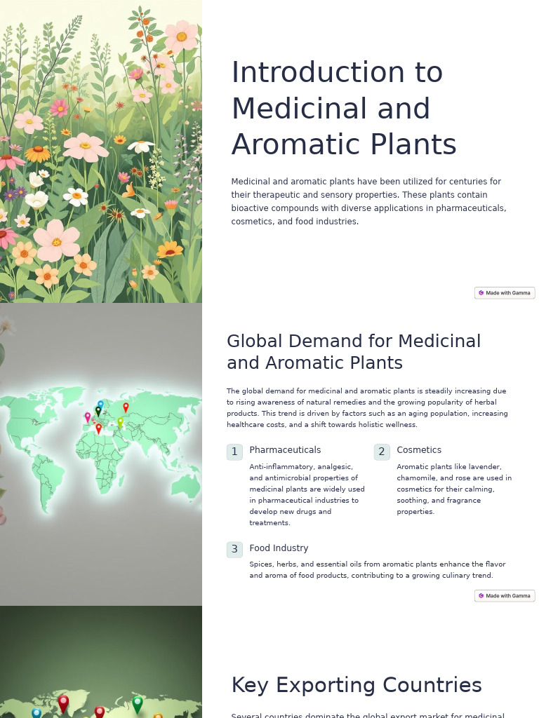 Introduction To Medicinal and Aromatic Plants | PDF