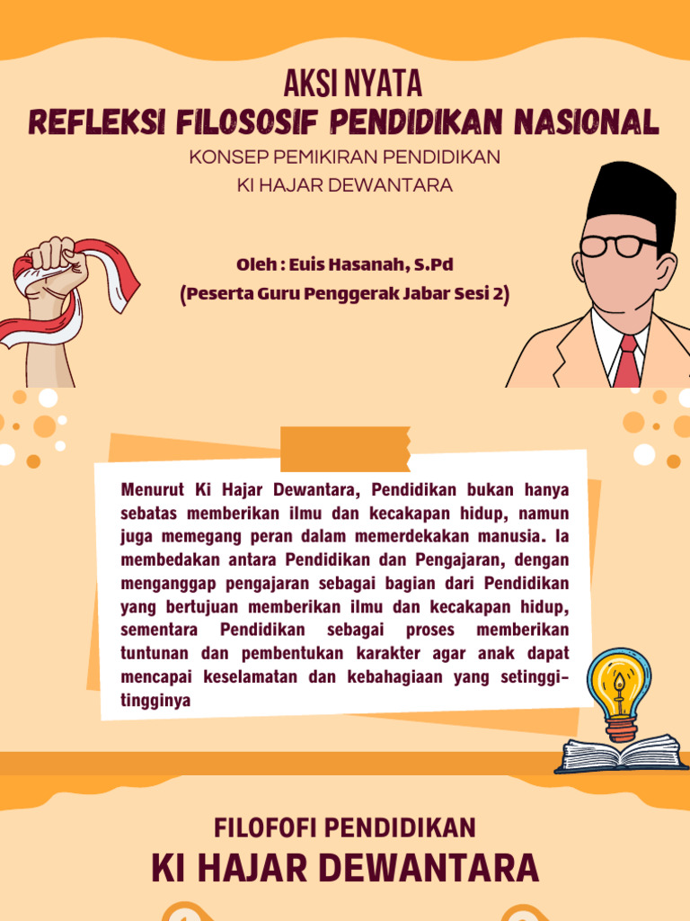Aksi Nyata Filosofi Pendidikan KHD | PDF