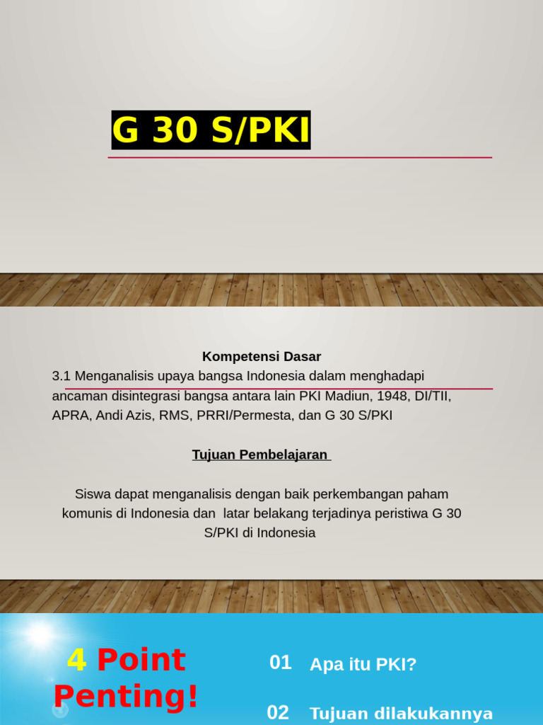 G 30 S/Pki | PDF