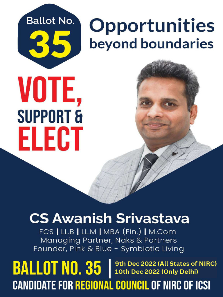 35 Awanish Srivastava Manifesto | PDF