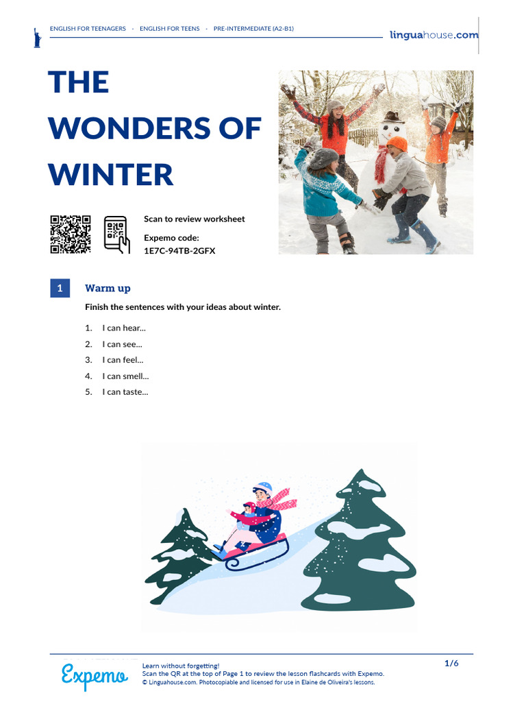 Class 3 The Wonders of Winter TEENS | PDF