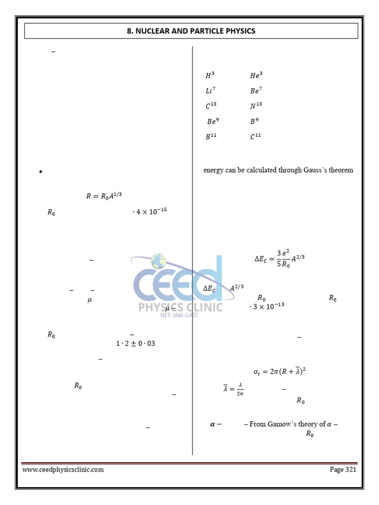 Nuclear and Particle | PDF