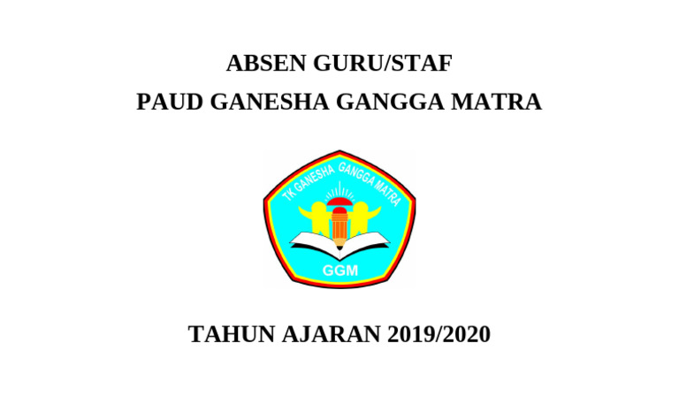 CONTOH ABSEN GURU PAUD | PDF