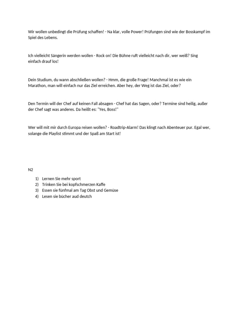 German Homework | PDF