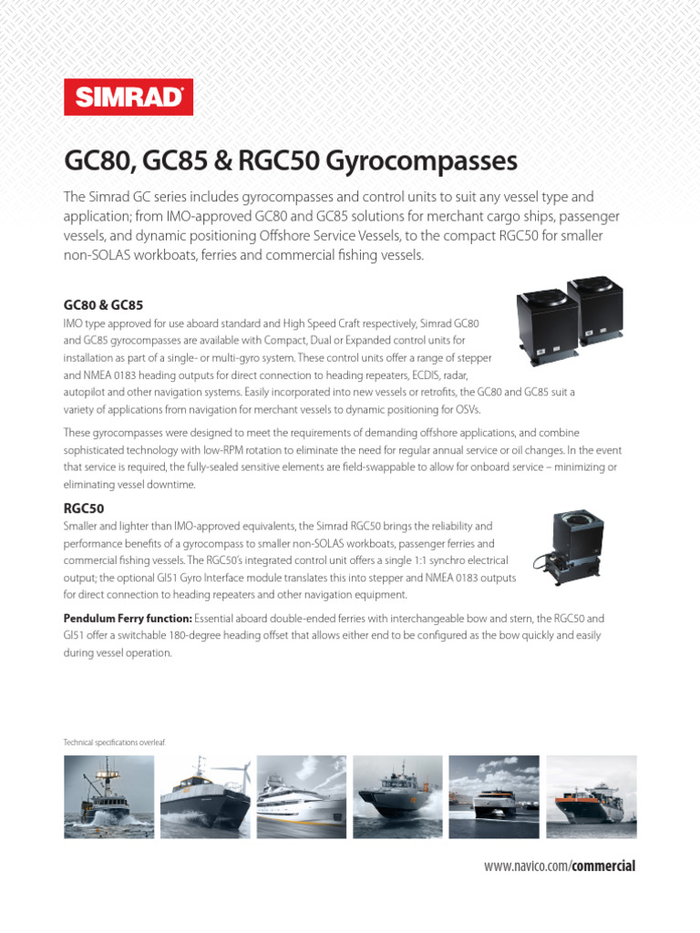Simrad gc80 gc85 Gyro 2 | PDF