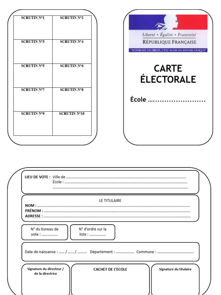 Elections - Carte Électorale | PDF