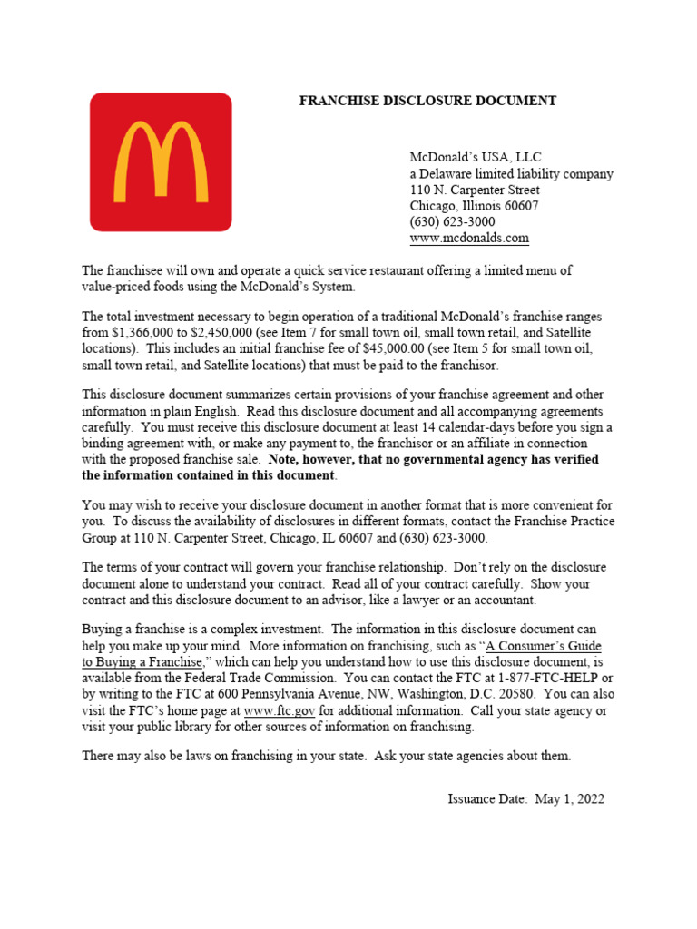 Mcdonalds 2021 | PDF
