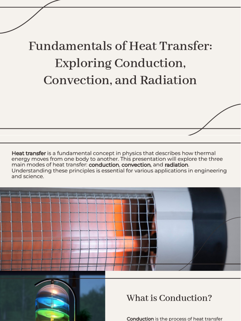 Fundamentals of Heat Transfer Exploring Conduction Convection and ...