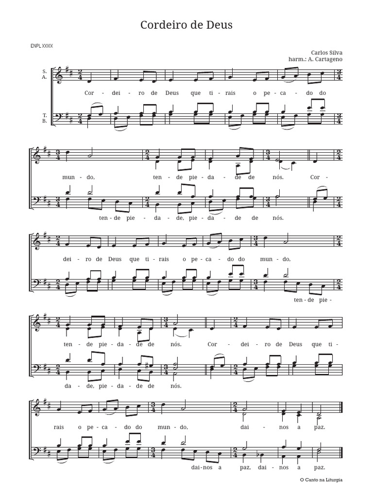 7 Cordeiro de Deus | PDF