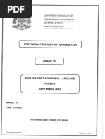 Gr 12 English P1 (FAL) June 2024 Question Paper | PDF | Self Esteem ...