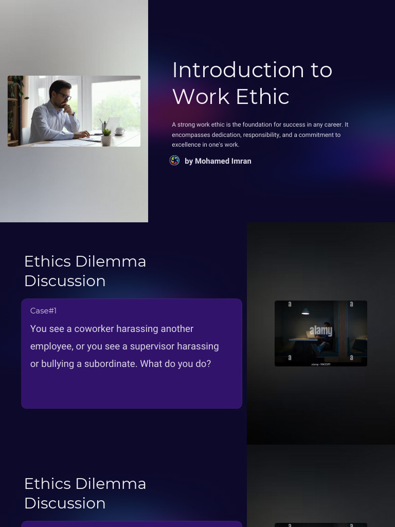 Introduction To Work Ethic | PDF | Procrastination | Professional Skills