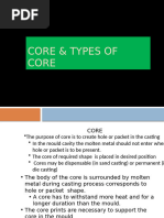 1.4-Core, Types of Cores, Core Box, Core Prints | PDF | Casting ...