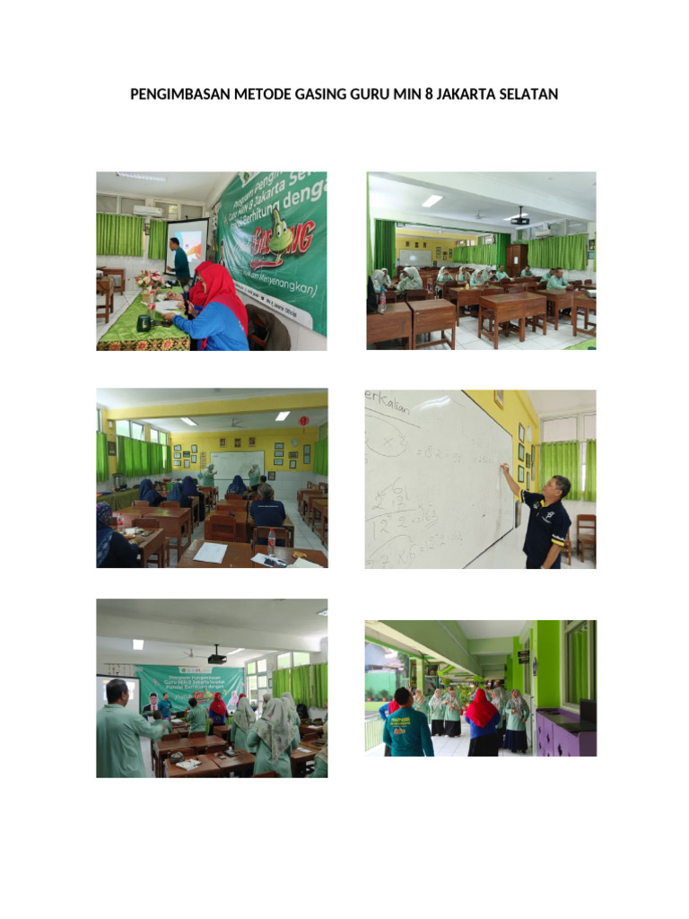 Pengimbasan Metode Gasing Min 8 Jakarta Selatan | PDF